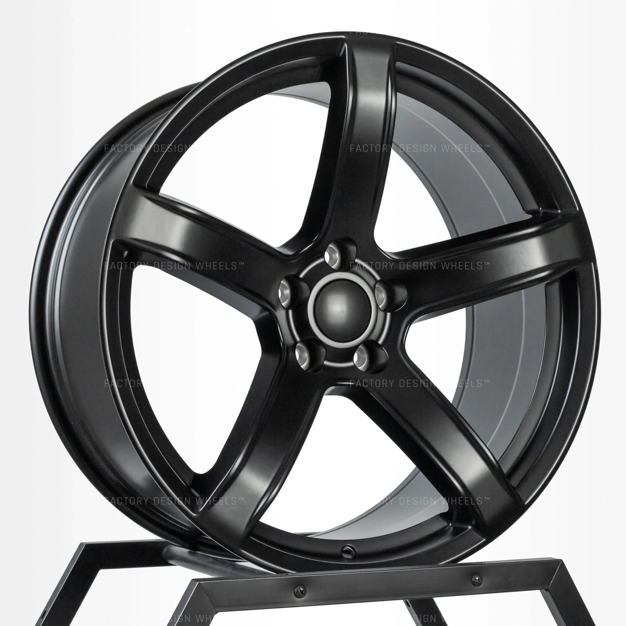 20x11" Hellcat HC2 Style Matte Black Wheels - Fits Dodge Challenger